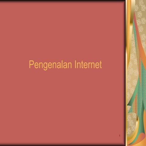 Pengenalan internet | PPT