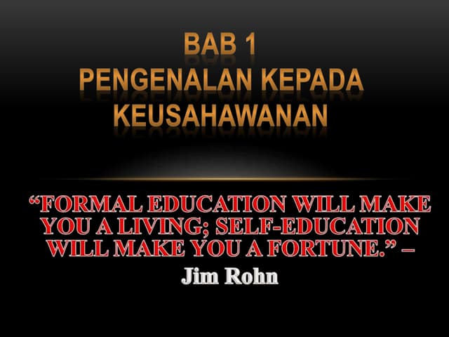 Definisi usahawan dan keusahawanan | DOCX