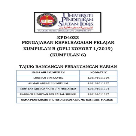 Contoh penulisan reflektif | PDF