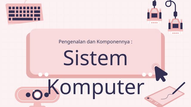 Materi tik untuk sd | PPTX