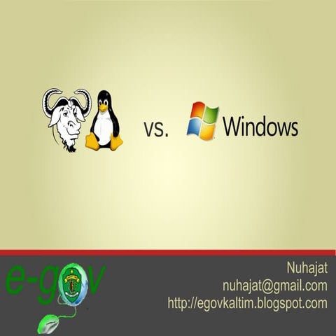 Pengenalan linux vs windows | PDF