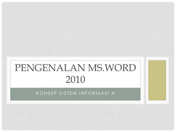 Pertemuan 1. Pengenalan Dasar Ms. Word.pptx