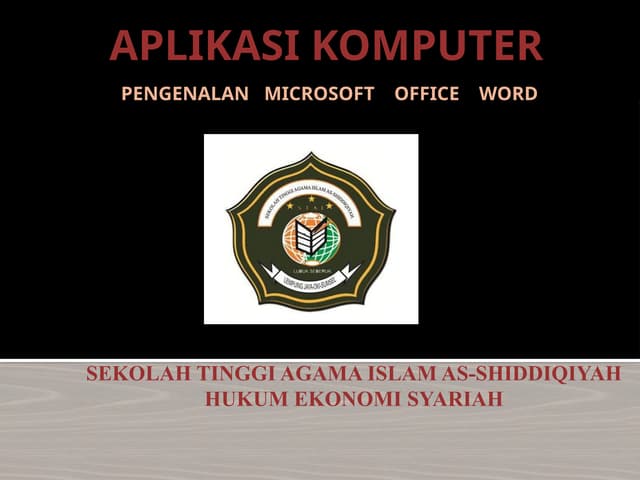 Nama icon dan fungsi ms word yang sering digunakan | DOCX