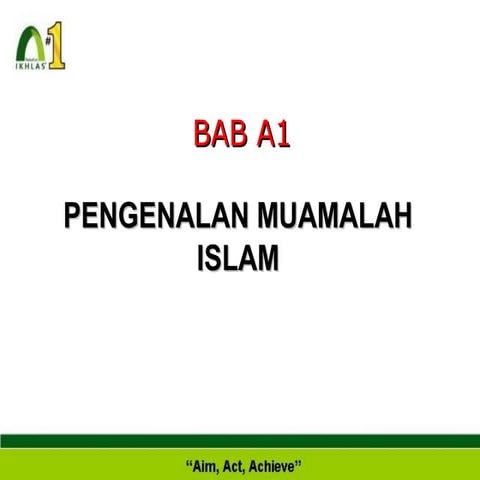 Pengenalan muamalat islam | PPT