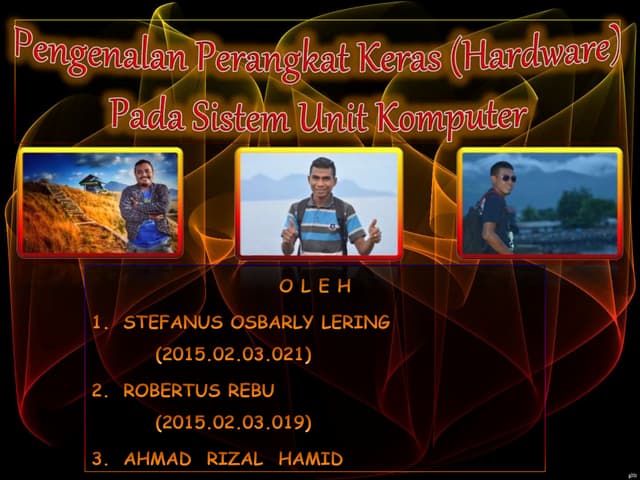Komponen hardware Komputer | PPT