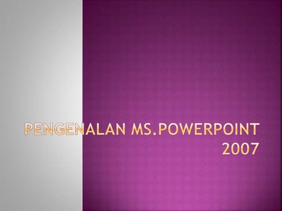 Materi lengkap tentang power point | ODP