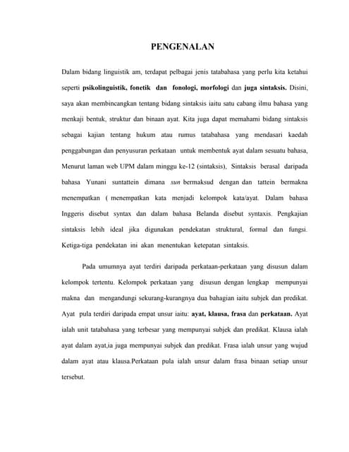 Contoh pembentangan kerja khusus BM KK penggal 3 | PPTX