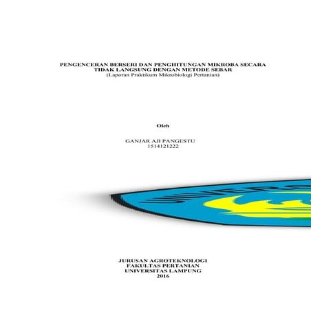 Pengenceran & metode sebar | DOC