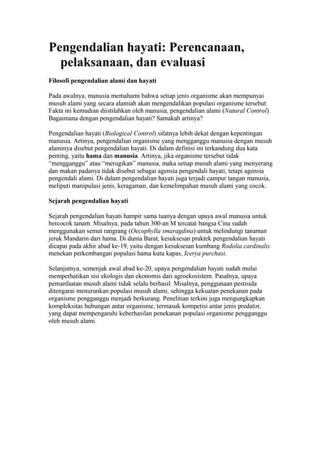 5 ely korlina-pengendalian hayatii | PDF