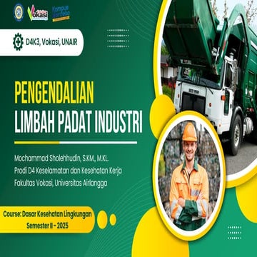 Pengendalian Limbah Padat Industri di Indonesia | PDF