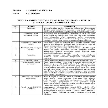 Pengendalian virus | DOCX