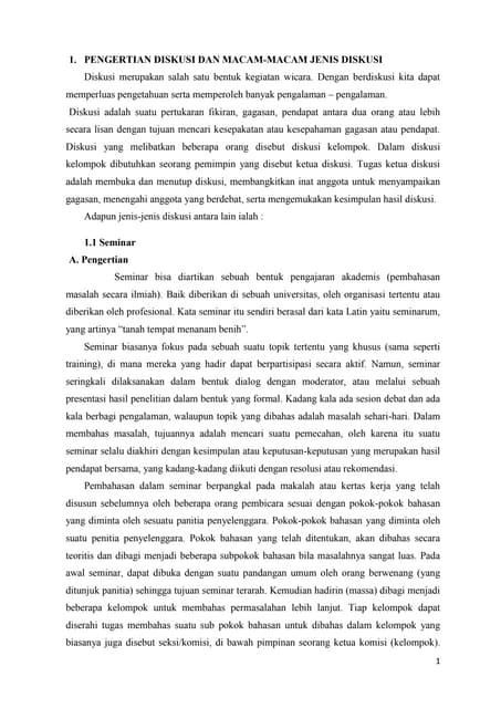 Power point Teks Diskusi | PPTX