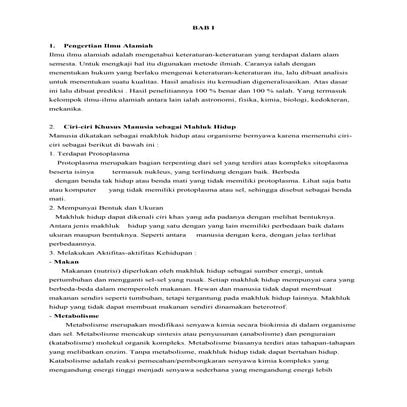 Pengertian ilmu alamiah | PDF