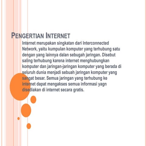 Dampak Penggunaan Internet | PPTX
