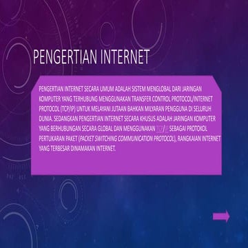Pengertian internet | PPTX
