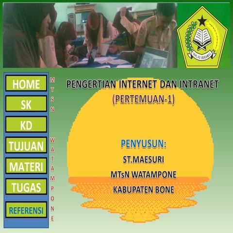 Pengertian internet dan intranet | PPT