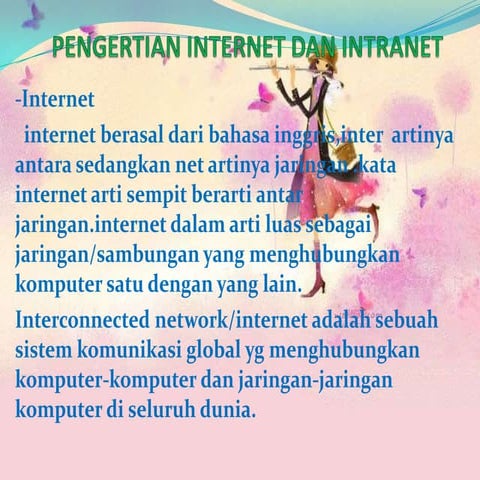 Pengertian internet dan intranet | PPTX