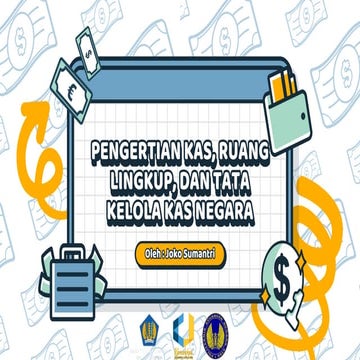 Pengertian Kas, Ruang Lingkup dan Tata Kelola Kas Negara | PDF