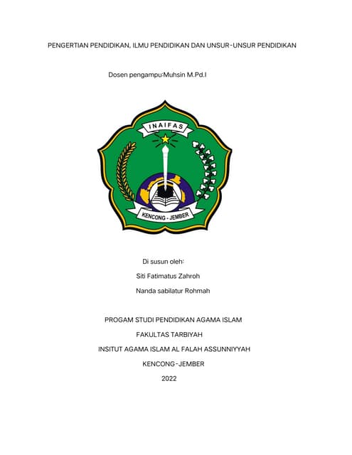 EDUP 2102 SOSIOLOGI DALAM PENDIDIKAN | PDF