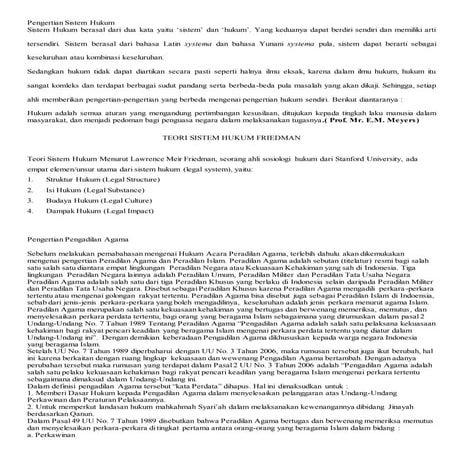 Pengertian Sistem Hukum Pdf 