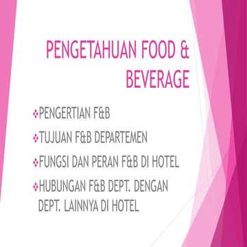 PENGETAHUAN FOOD & BEVERAGE service dan product.pptx