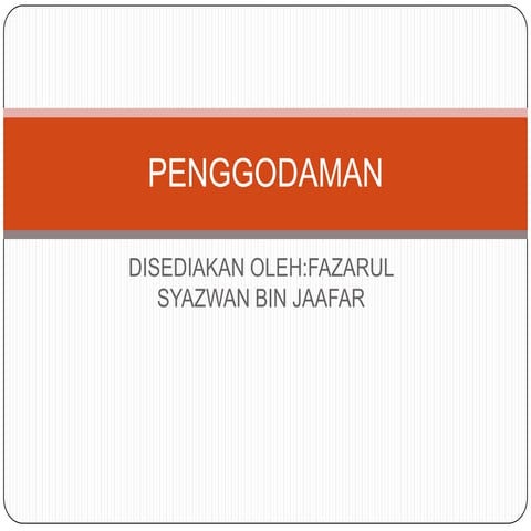 Penggodaman | PPTX