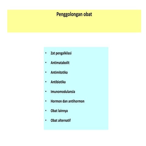 Penggolongan obat | PDF