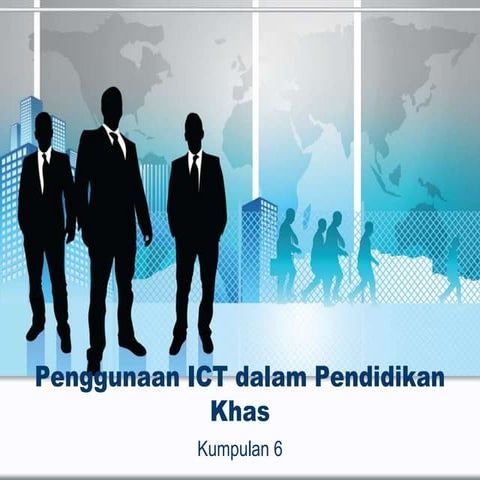 Penggunaan ict dalam pendidikan khas visual bee | PPTX