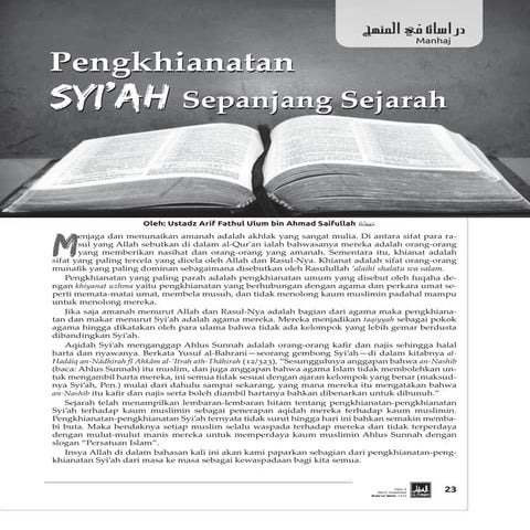 Pengkhianatan syiah-sepanjang-sejarah 2 | PDF