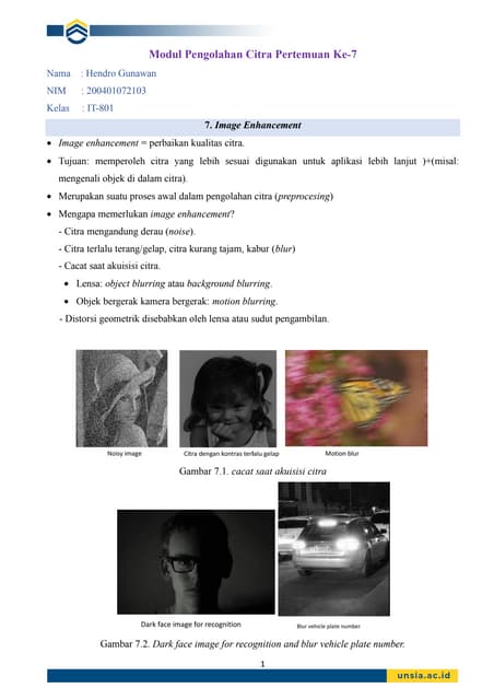 Bab 4 operasi-operasi dasar pengolahan citra dijital | PDF