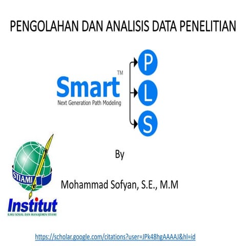 Pengolahan dan analisis data penelitian dengan smart pls 3 | PDF