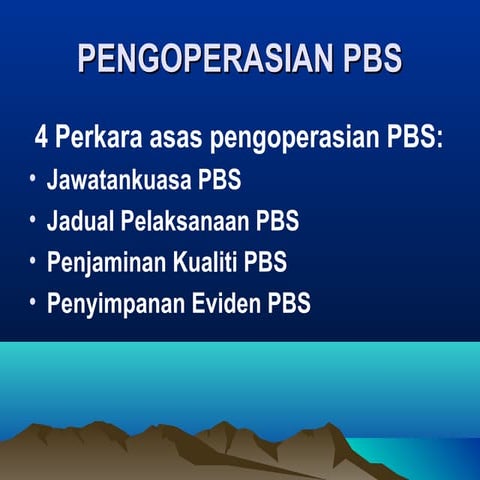 Pengoperasian pbs (buku peng. pbs) | PPT