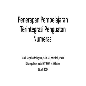 MATERI PPT STRATEGI IMPLEMENTASI NUMERASI DALAM PEMBELAJARAN.pptx
