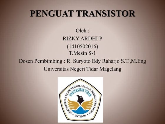 Penguat transistor1 | PPT