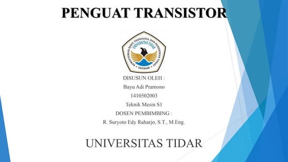 Penguat transistor1 | PPTX