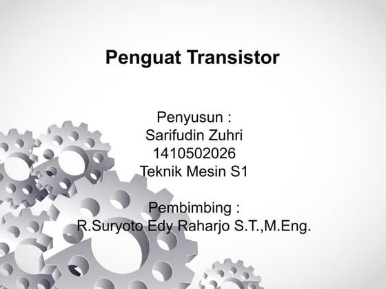 Penguat transistor1 | PPTX
