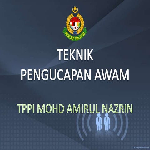 Pengucapan awam amirul | PPTX