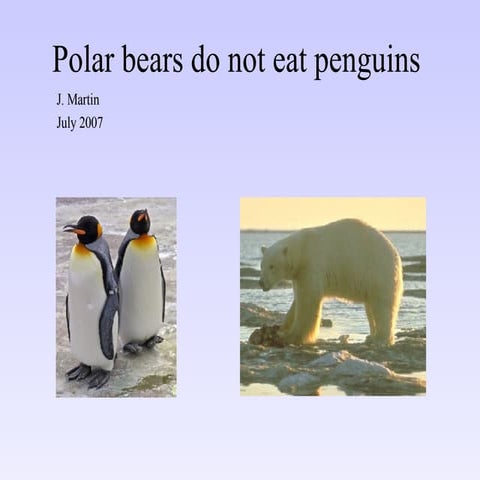 Penguins And Polar Bears | PPT