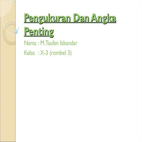 notasi ilmiah dan angka penting.ppt materi | PPTX