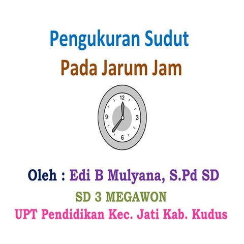 Matematika Kelas 5 SD Pengukuran Waktu, Sudut, Jarak, dan Kecepatan.pdf