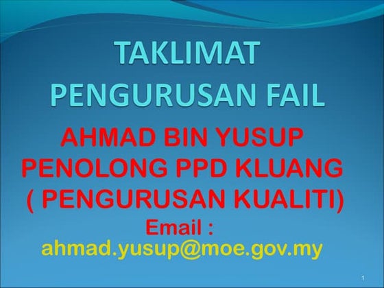 Panduan penyediaan fail meja | PDF