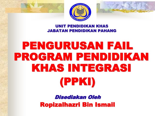 Sistem Pengurusan fail Kokurikulum sekolah rendah.ppt