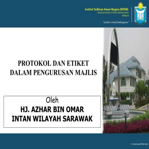 PENGURUSAN MAJLIS_PROTOKOL_ETIKET.PPT
