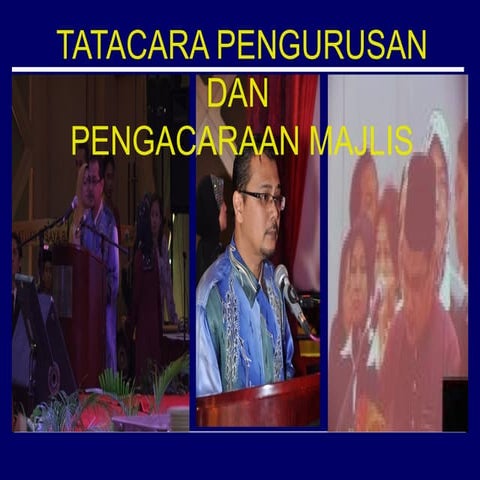 Pengurusan majlis rasmi | PPT