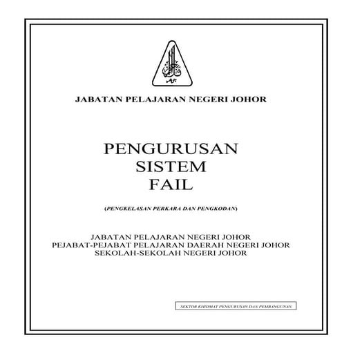 Panduan pembukaan dan penutupan fail latest | DOC