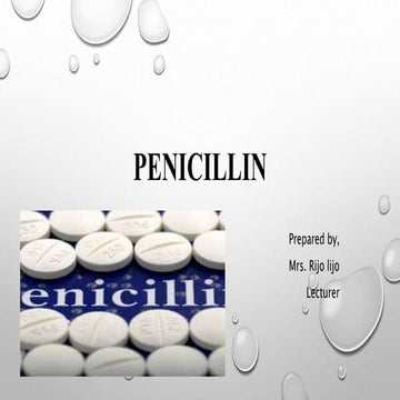 Penicillin | PPTX