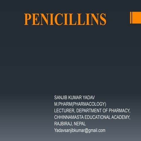 Penicillins | PPTX