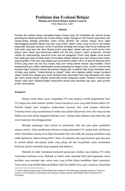 Contoh RPP menggunakan Framework UbD | PPTX