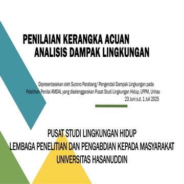 PENILAIAN KERANGKA ACUAN-ANDAL DI INDONESIA.pptx