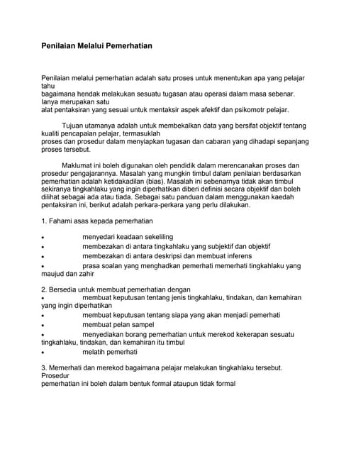 Kaedah pengumpulan data pemerhatian | PPTX